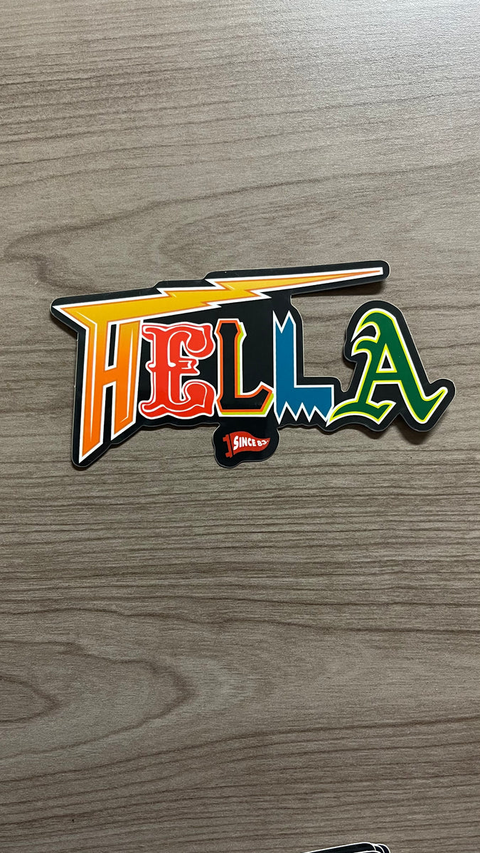 Hella | Vinyl Sticker – Since 83 Apparel Co.